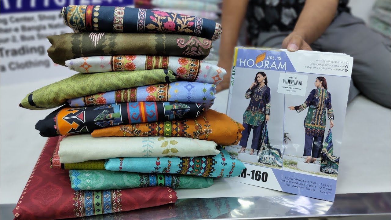 Hooram Vol 15/16 Premium Lawn Three piece | Digital Printed Lawn Dress ...