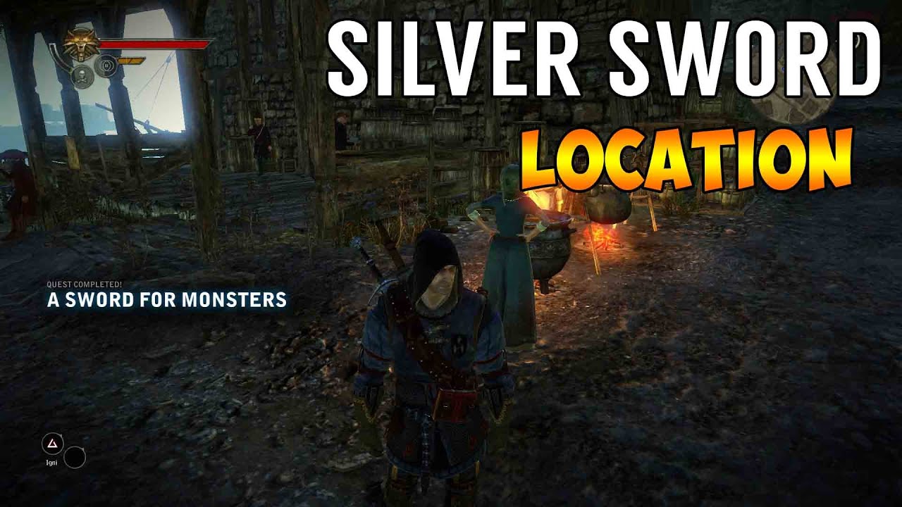 Witcher 2 - How to quickly get a silver sword - YouTube
