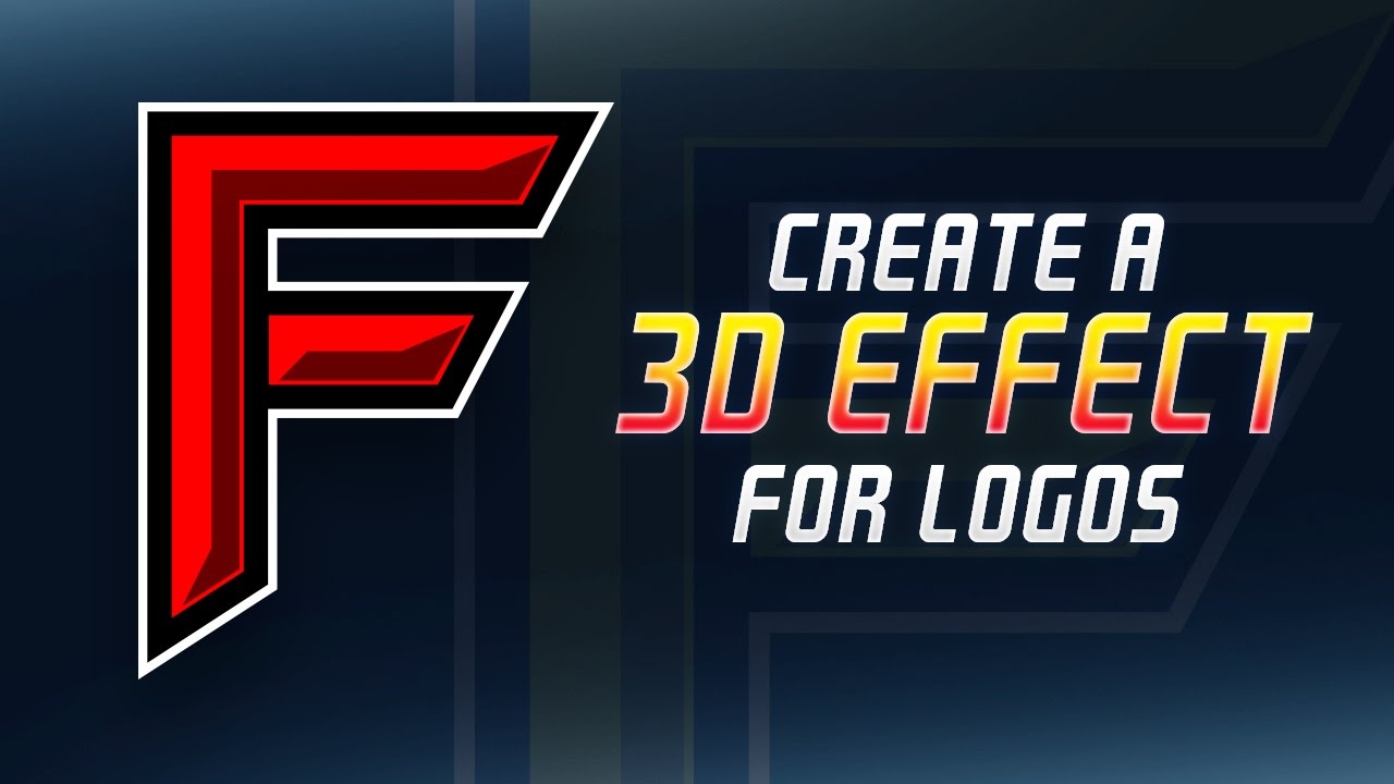 3D Text Effect for Logos in Illustrator CC 2017 - Tutorial - YouTube