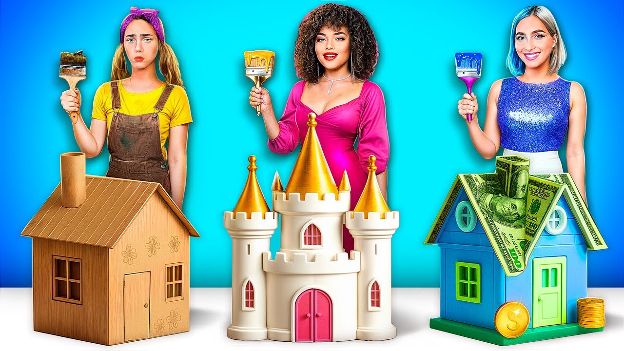 Wij Bouwden een Geweldig Huis! Arm versus Rijk versus Superrijk ...