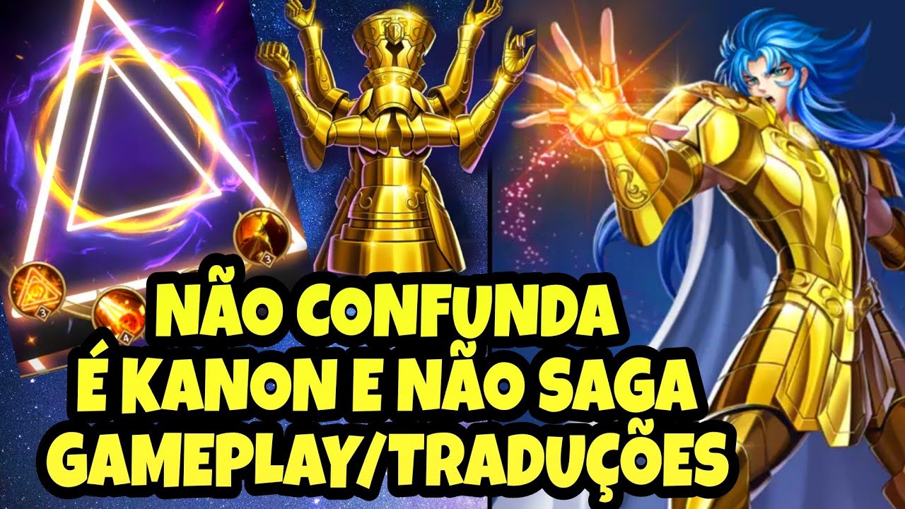 Kanon de Gêmeos: Gameplay e Traduções Saint Seiya Lendas da Justiça ...