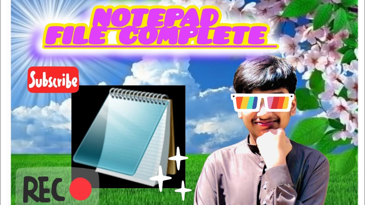 2nd video notepad started files completely #viral#notepad - YouTube