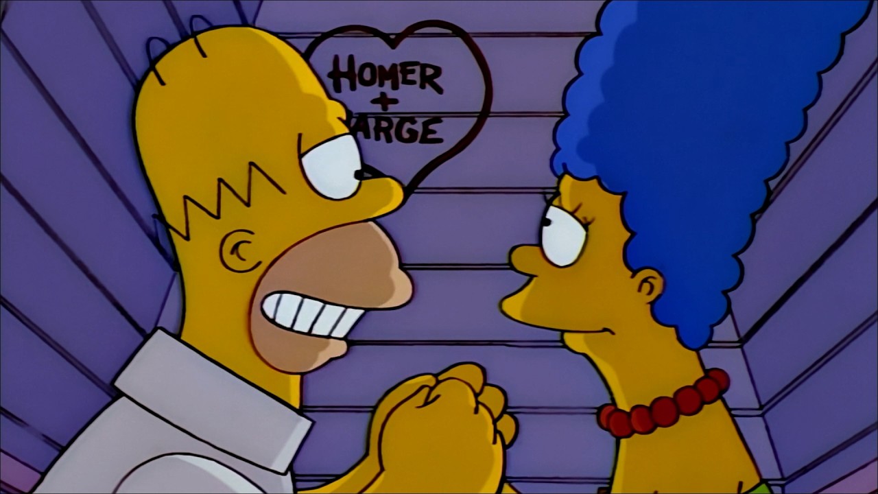 Homer y Marge vuelven a su nidito de amor (Los Simpson / Castellano ...