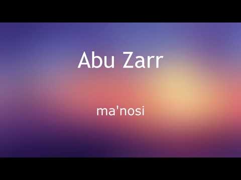 Islom ensiklopediyasi - Abu Zarr