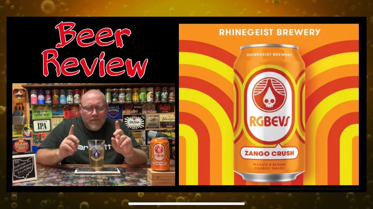 Review #853 “Zango Crush” Fruited Malt Beverage - Rhinegeist Brewing ...