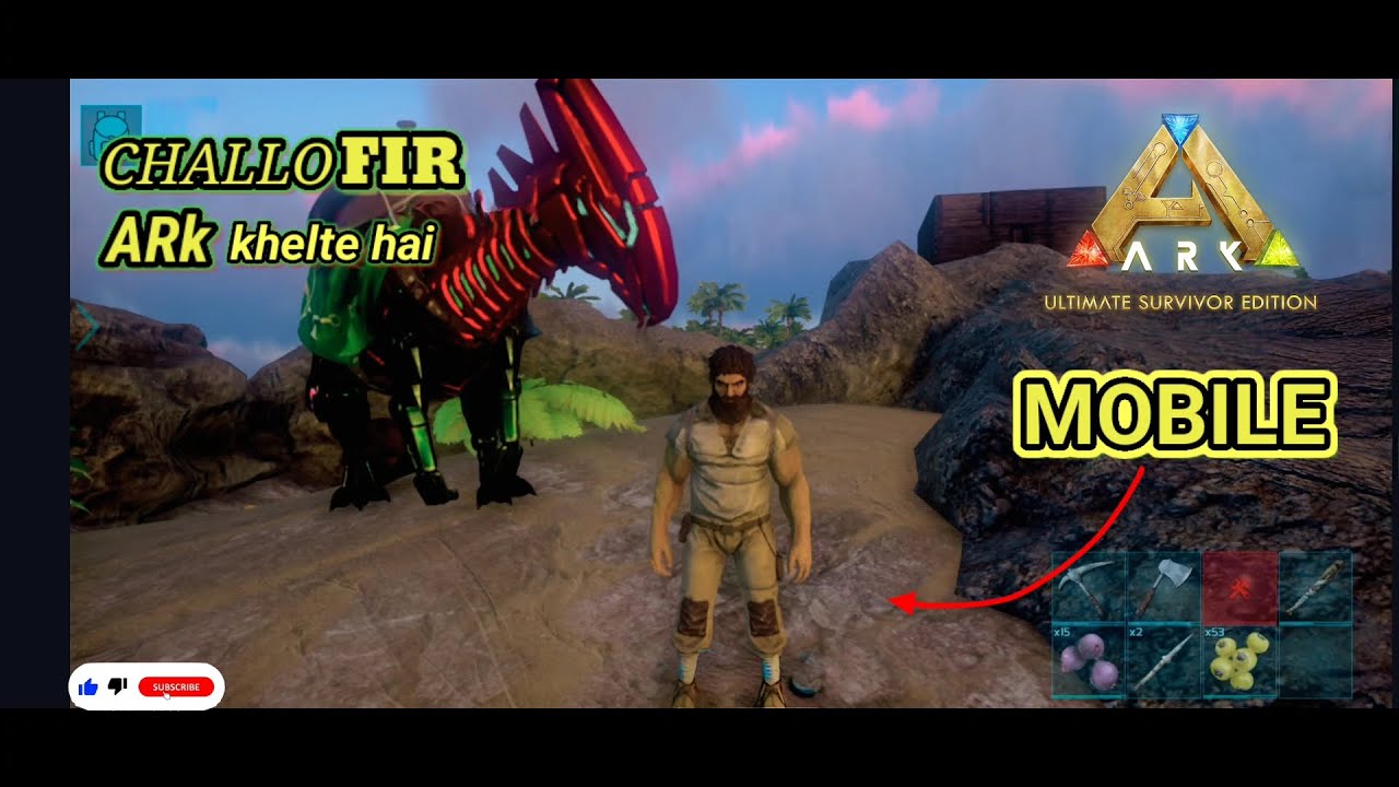 IM DARK YT LIVE STREAMING ARK ULTIMATE MOBILE EDITION GAMEPLAY 😱 - YouTube