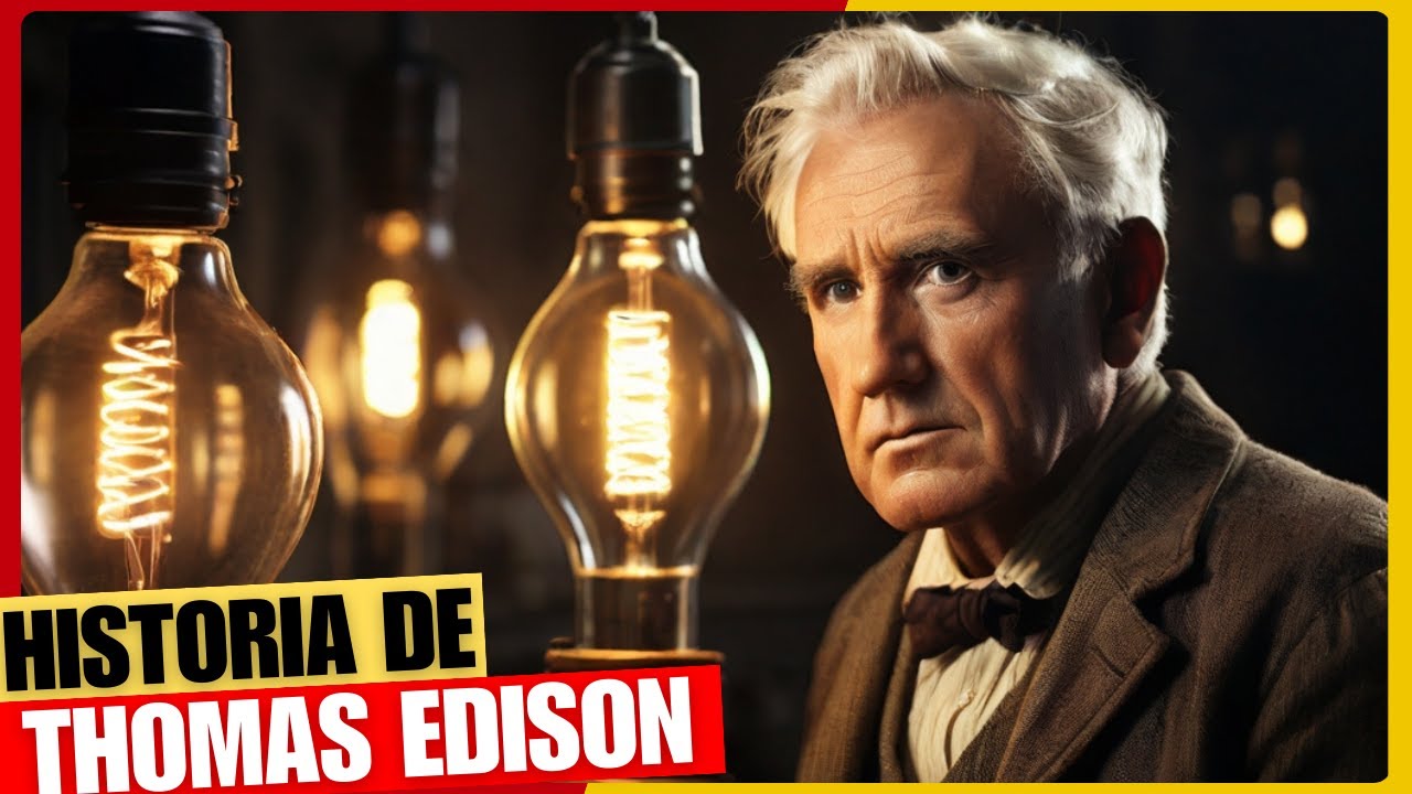La historia de Thomas Edison el genio creador de la bombilla - YouTube