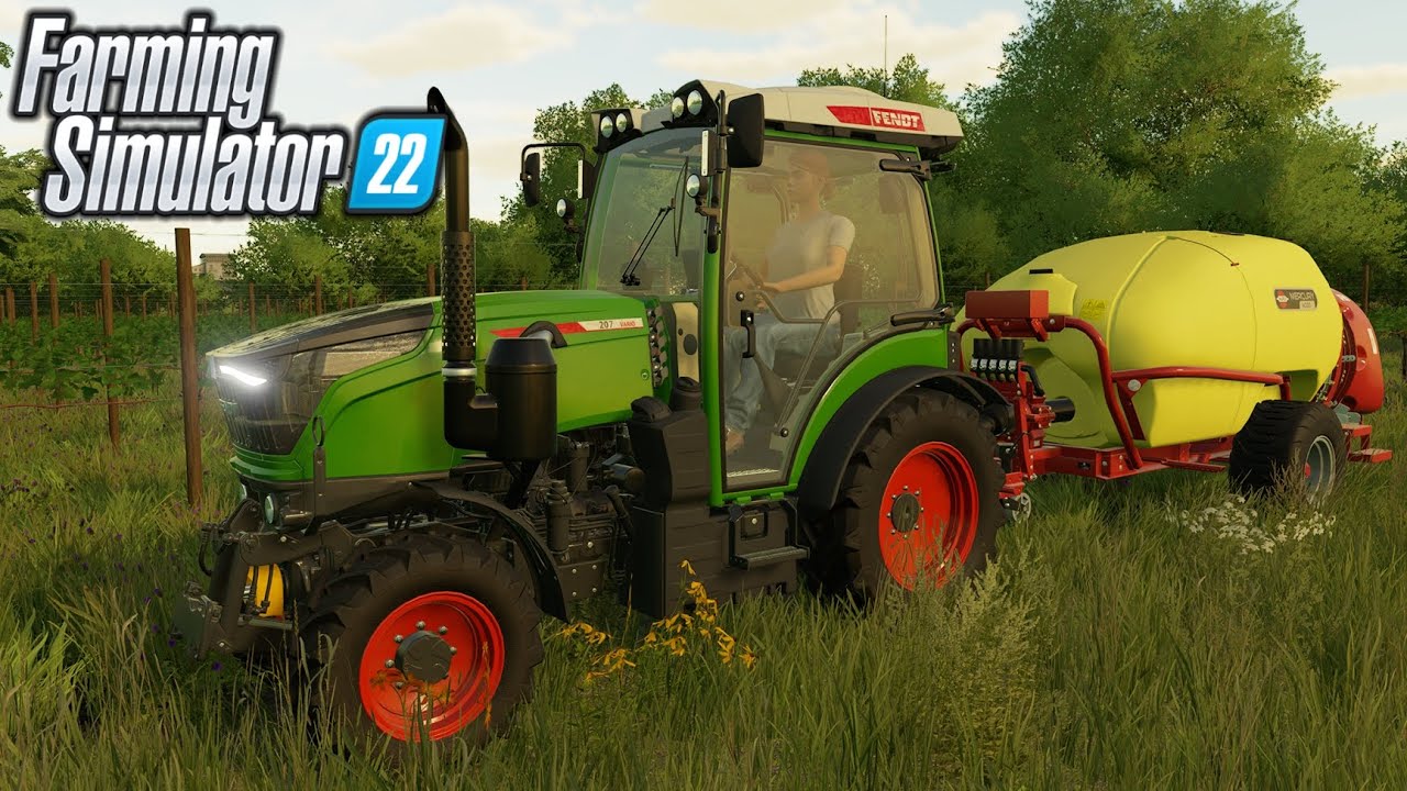FS22 - Fendt Vario 200 & Vineyard Sprayer (4K Gameplay) | Farming ...