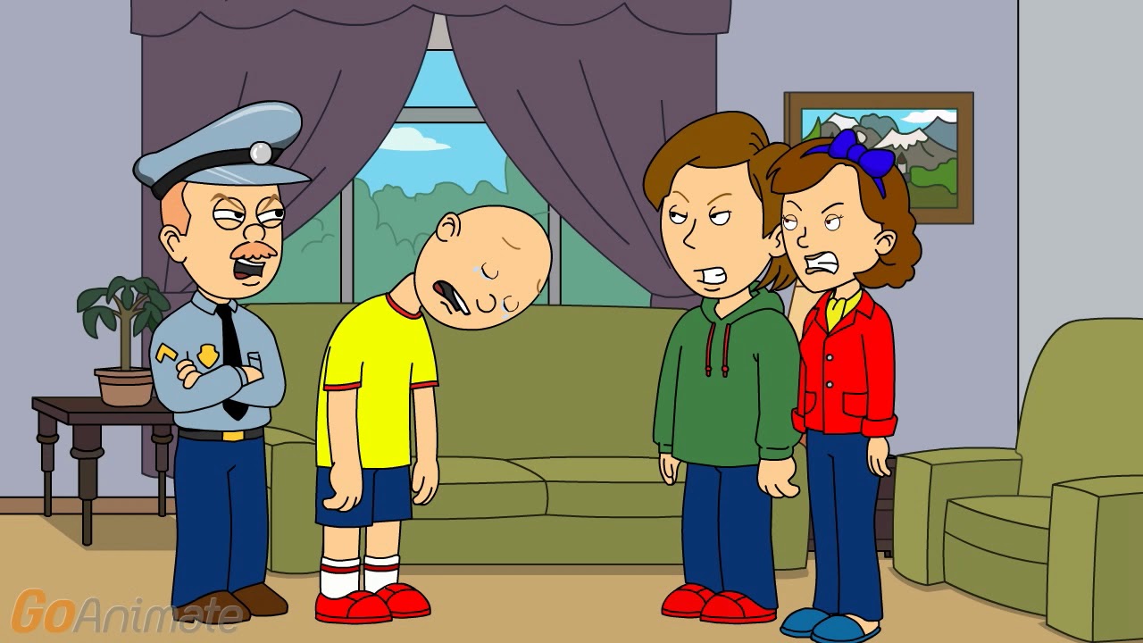 Caillou steals the Charter Bus - YouTube