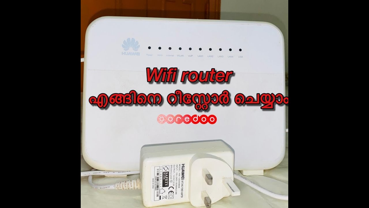 Huawei Router restoration - YouTube