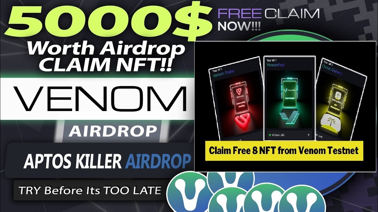 5000$ Venom Airdrop How To Get Eligibility for Venom Testnet airdrop ...
