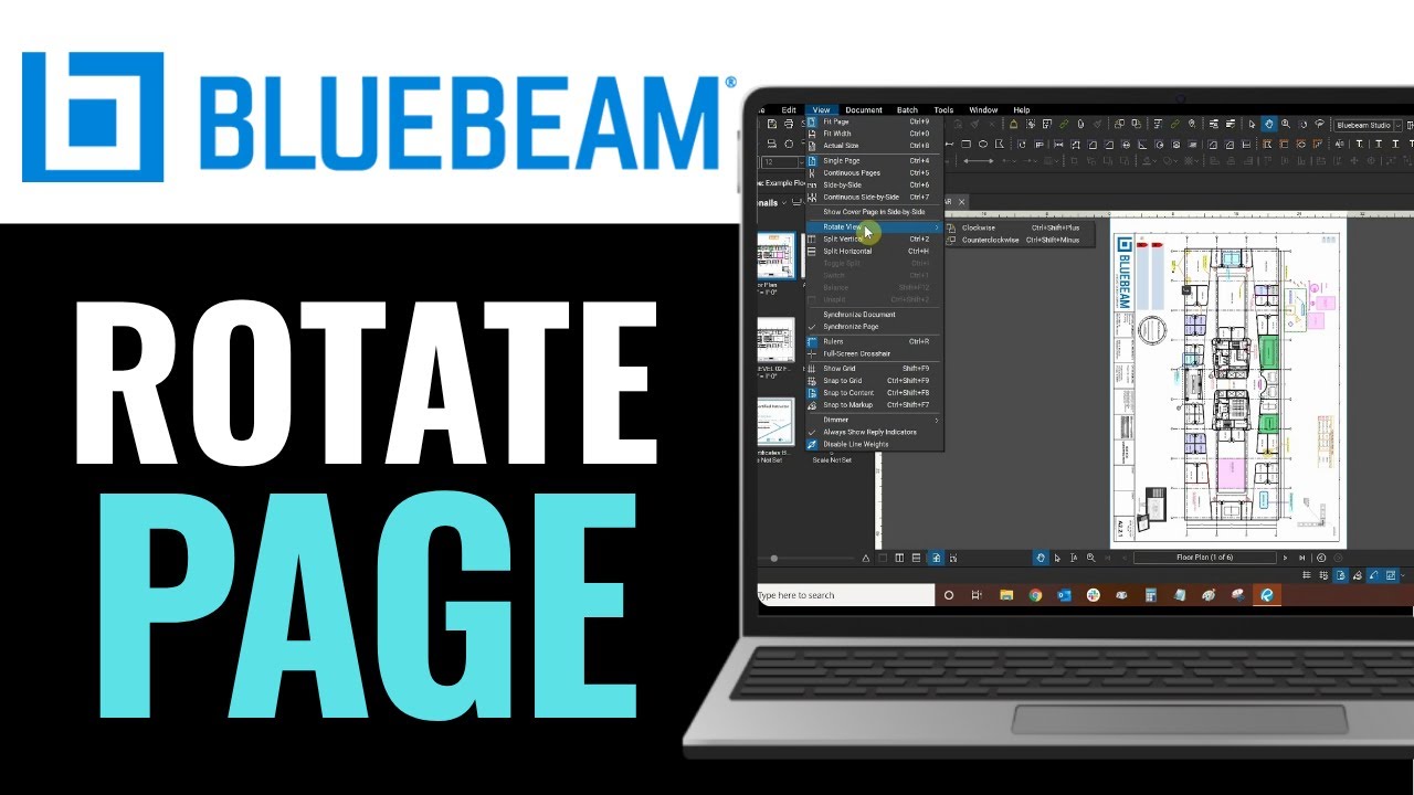 How To Rotate Page in Bluebeam 2026 (Simple Step) - YouTube