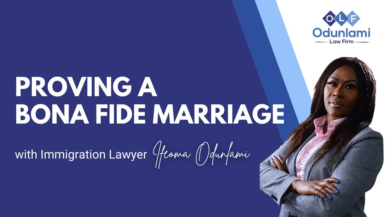 Why proving a bona fide marriage is extremely important | US ...