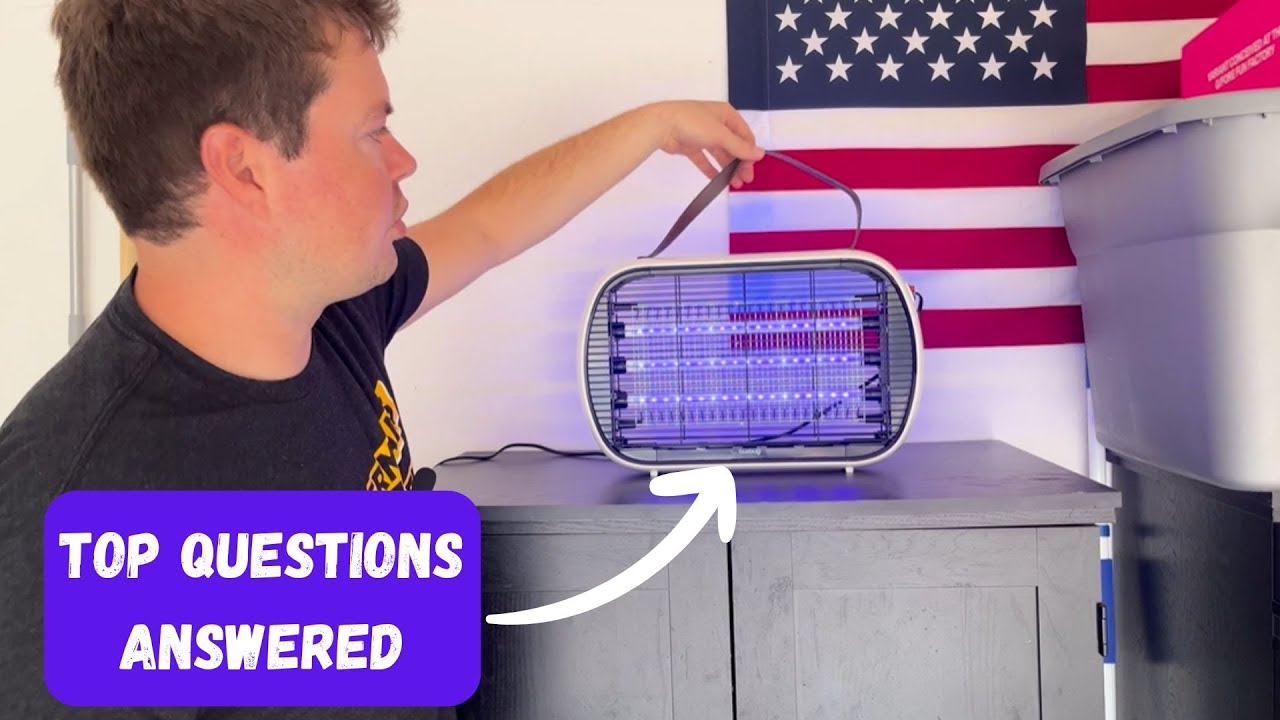 Top Questions Answered | Buzbug Upgraded LED Bug Zapper - YouTube