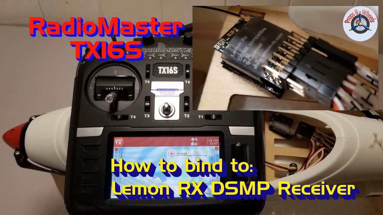RadioMaster TX16S with HALL Sensor Gimbals - Binding to Lemon RX DSMP ...