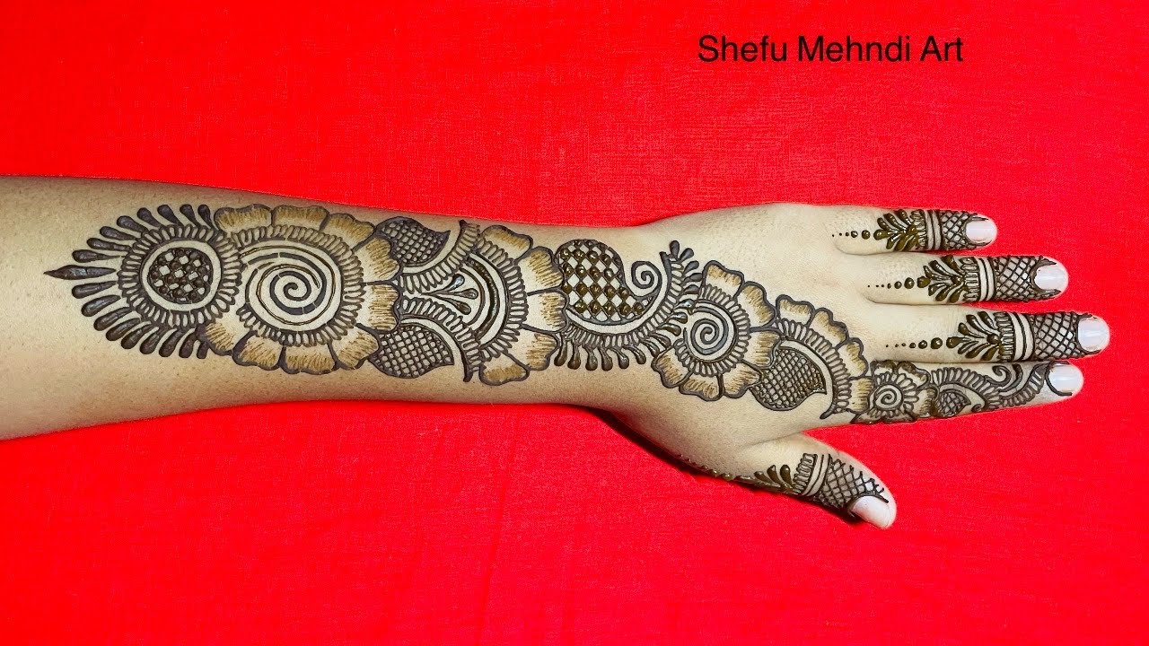 Arabic Mehndi Designs For Full Hands 2022