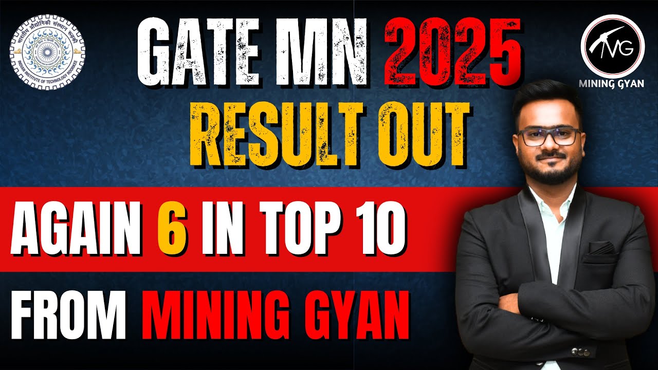 Once Again, a Historic Result from MG!🚀|GATE MN 2025 Results Out |Top ...