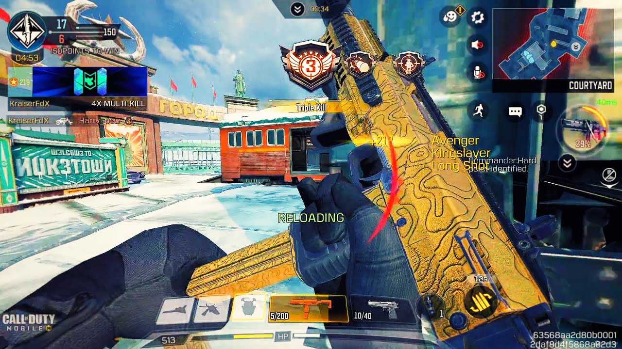 Gold Guns - Cod Mobile Multiplayer Gameplay - YouTube