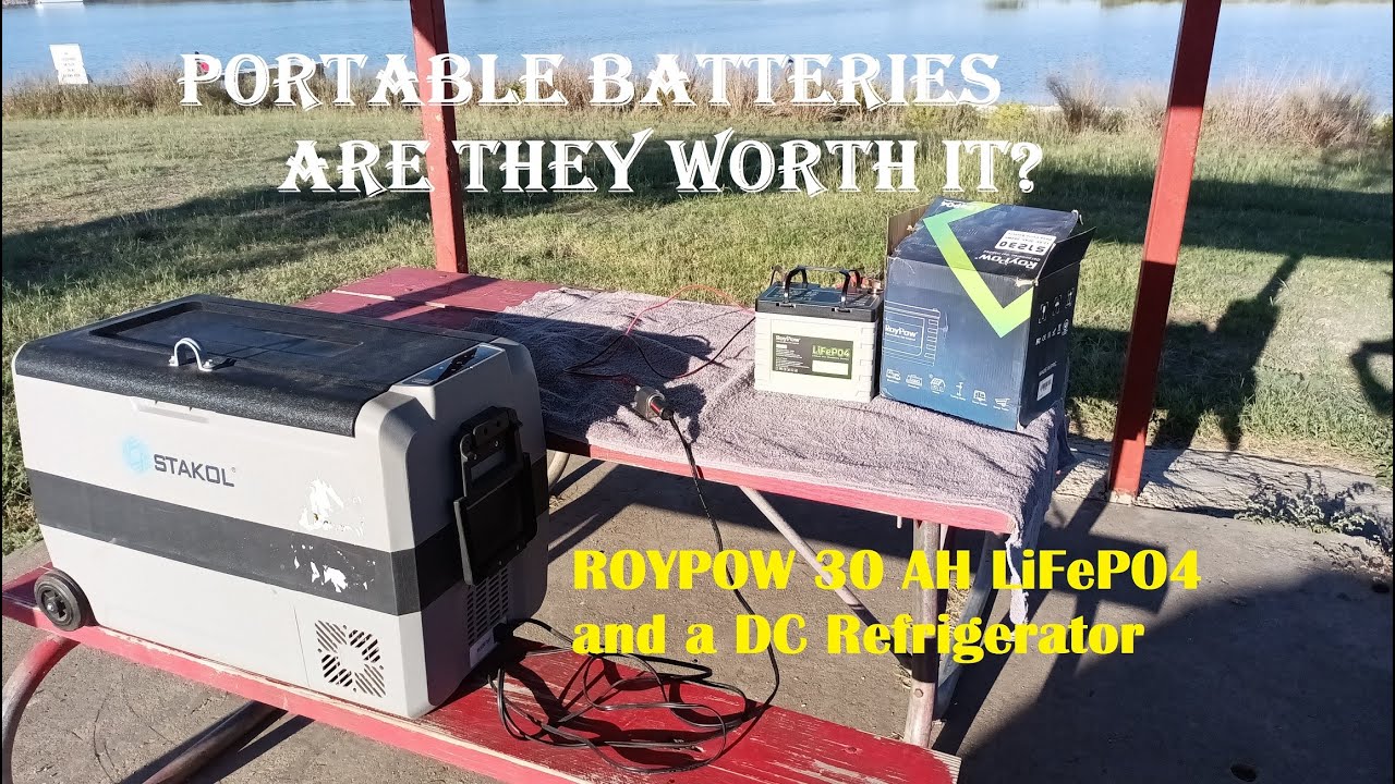 RowPow S1230 Portable Premium Built 12 Volt LiFePO4 Battery for ...