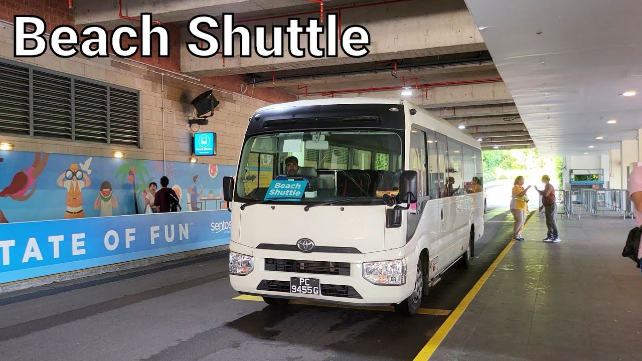 Beach Shuttle - Toyota Coaster Auto (Short Ride) - YouTube