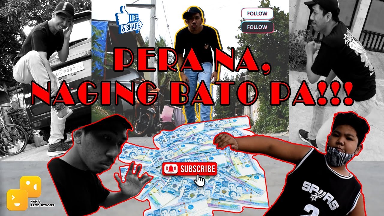 PERA NA, NAGING BATO PA!!! | HAHA Productions - YouTube