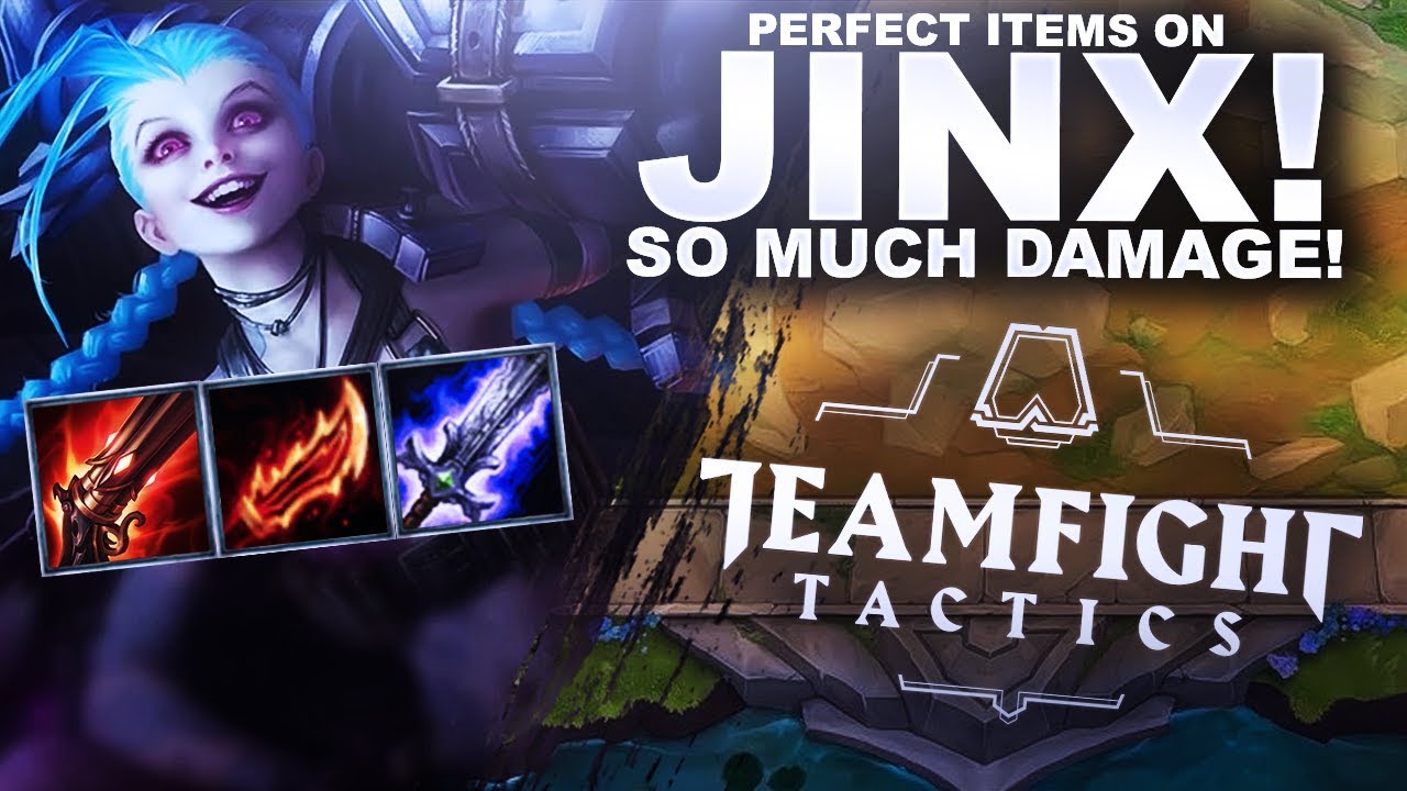 PERFECT ITEM JINX! SO MUCH DAMAGE | Teamfight Tactics - YouTube