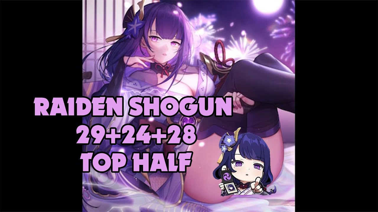 8 cost Raiden Shogun hypercarry 81s - GENSHIN IMPACT - YouTube