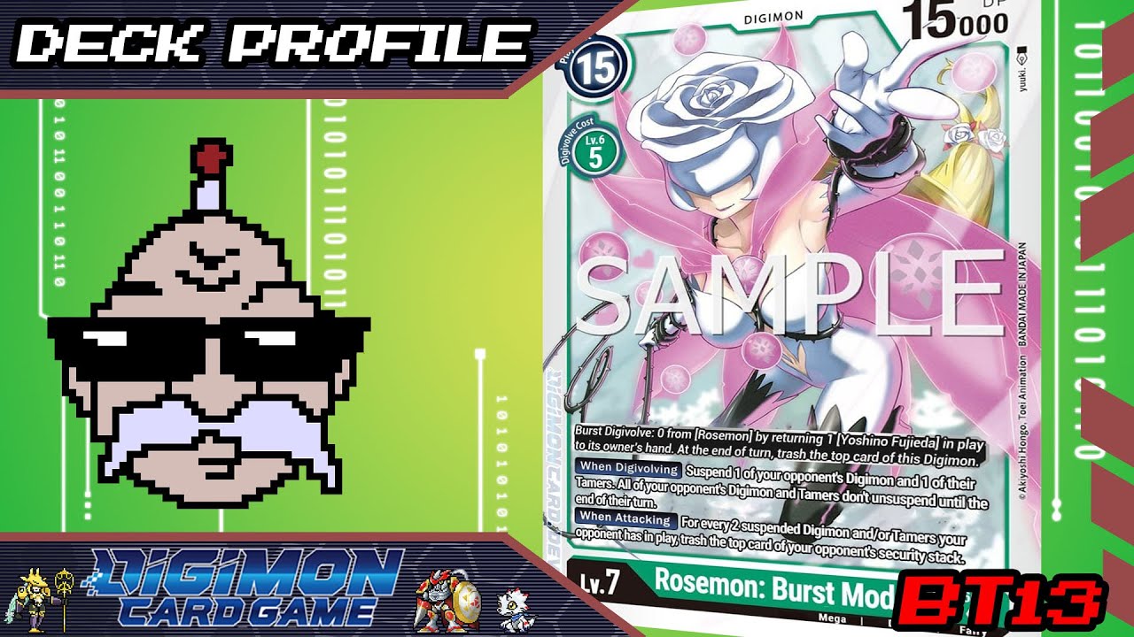 Cartao Digimon Rosemon