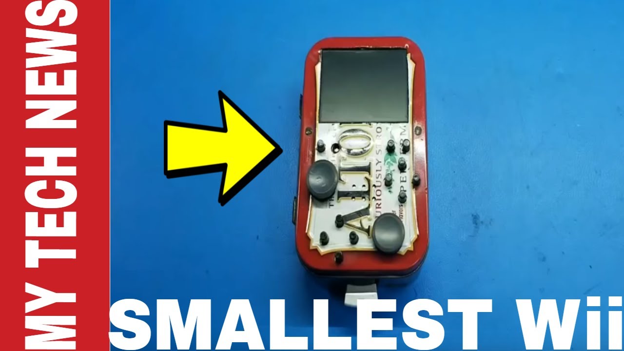 WORLDS SMALLEST PORTABLE Wii? - YouTube