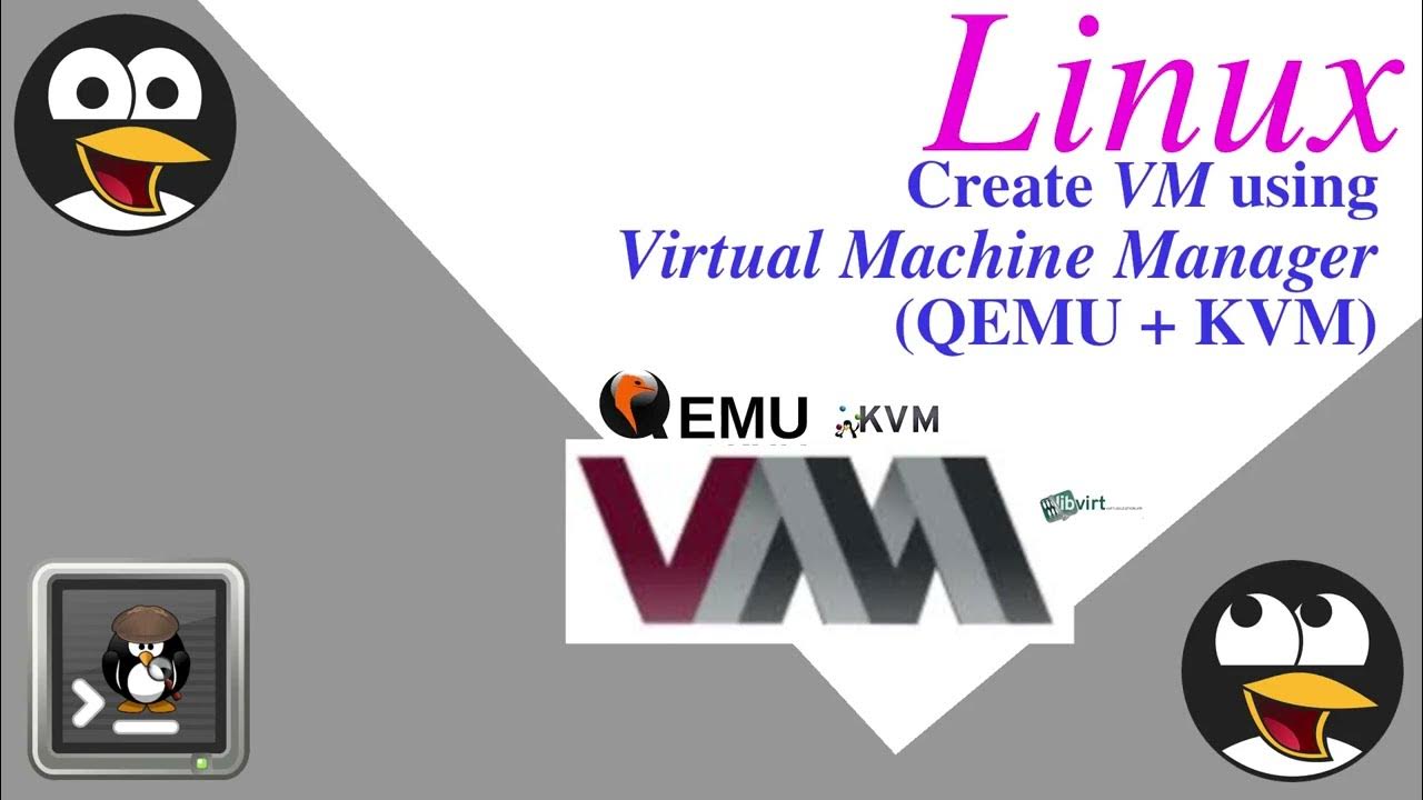 #HowTo Create a VM in Linux using Virtual Machine Manager | #KVM #QEMU #VMM #VM #Linux - YouTube