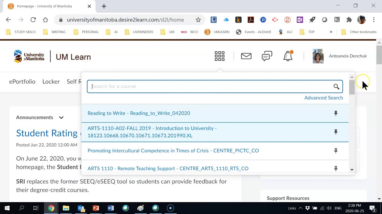 How to Find RWP in UMLearn - YouTube