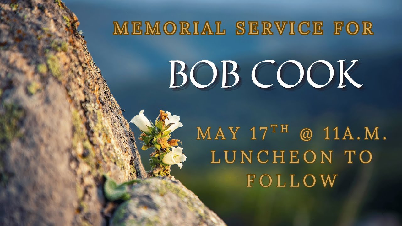 Bob Cook Memorial Service - YouTube