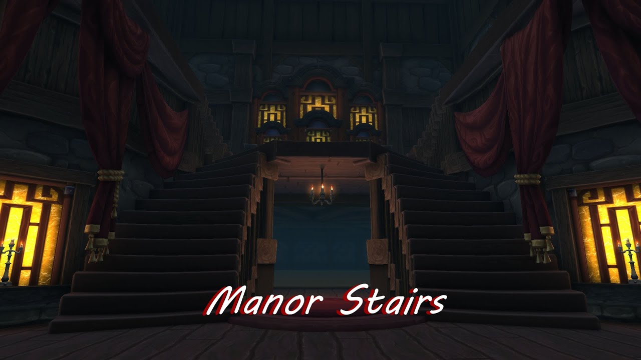 Manor Stairs WoW Housing! - YouTube