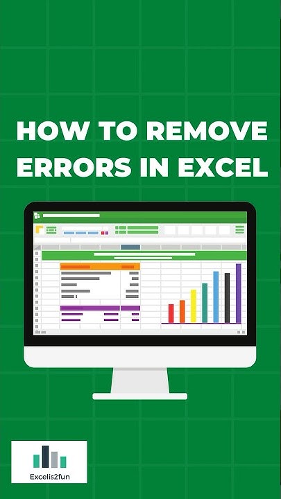 How to Remove Error in Excel || Best trick || #exceltrick #exceltips # ...