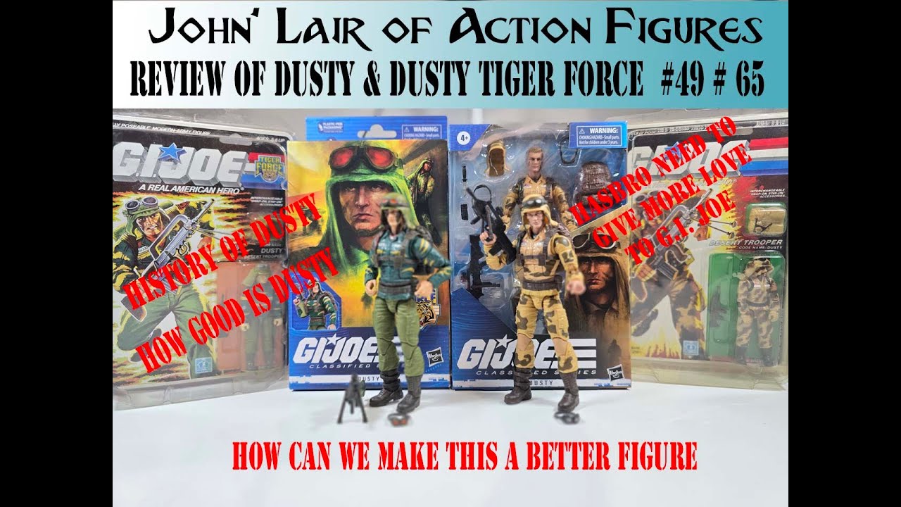 Review of G.I. Joe Classified Dusty & Dusty Tiger Force - YouTube