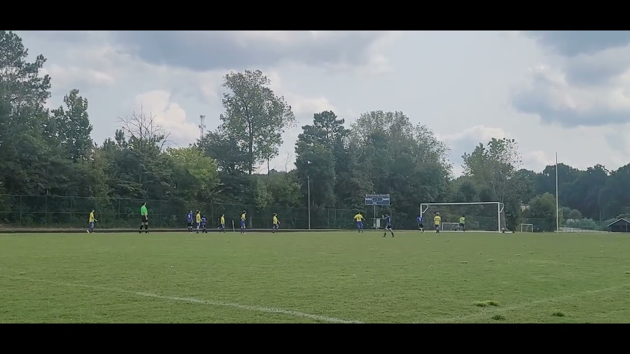 long kick goal - YouTube