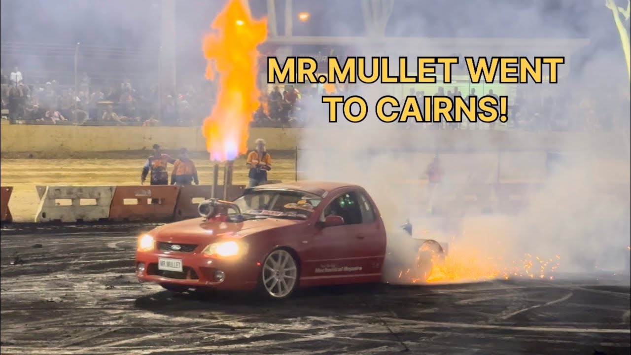 We took MR.MULLET to Skids For Santa 2024 at Cairns Speedway! - YouTube