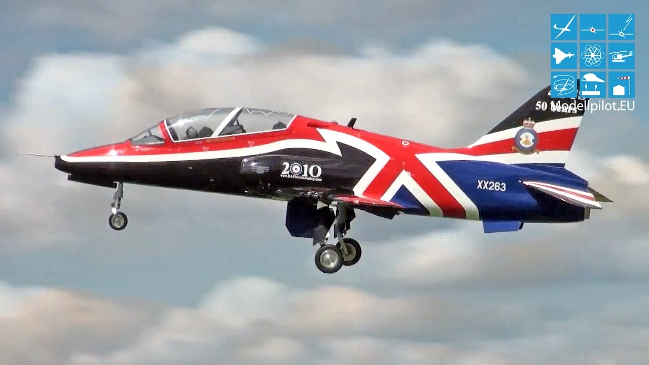 BAE HAWK RC SCALE TURBINE JET AEROBATIC FLIGHT PHILIP BAUM PORZER ...