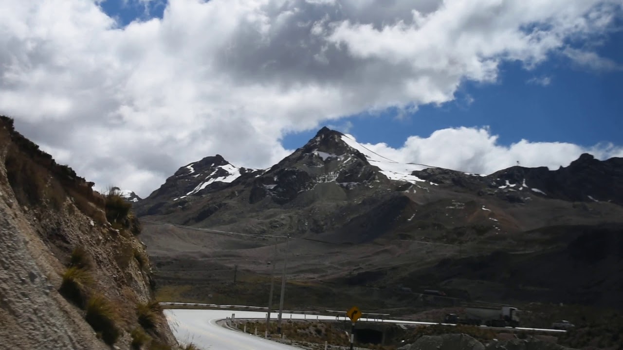 On the road to Ticlio, High up in the Andes peru. 4800 metres feeling ...