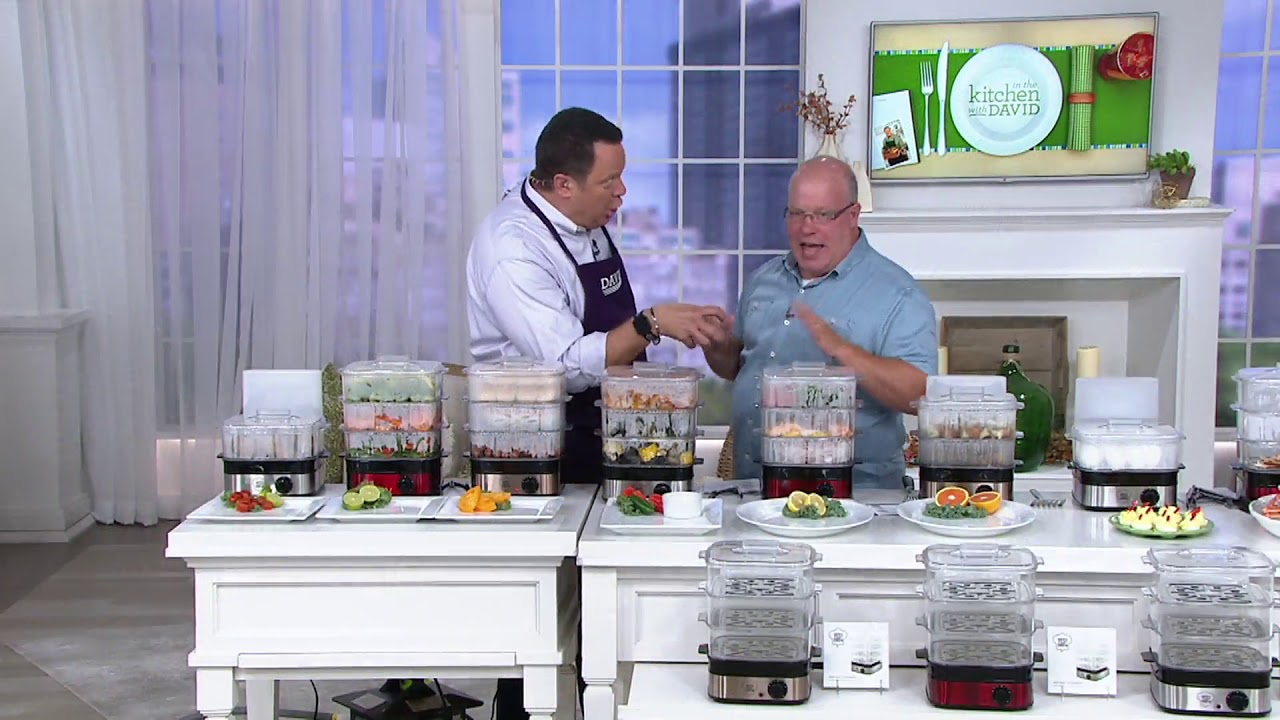 Yes Chef! 3-Tier Instant Food Steamer With 1-Liter Water Tank on QVC ...