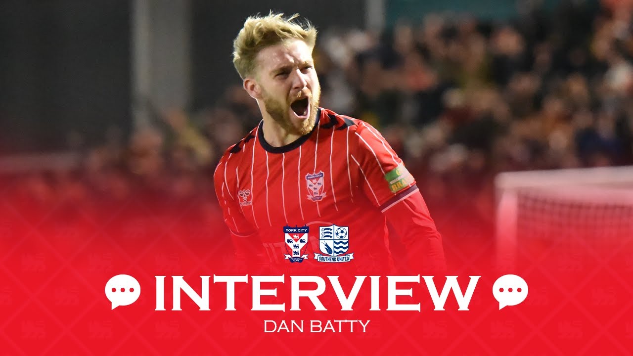 💬 Post Match Interview | Dan Batty | Southend United - YouTube