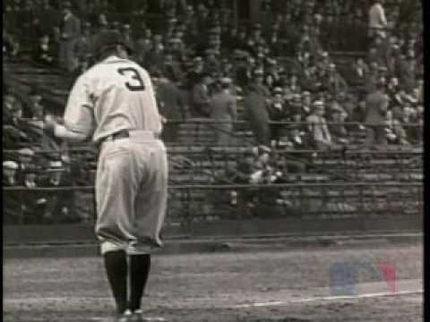 1935 BABE RUTH ORIGINAL CLIP - YouTube