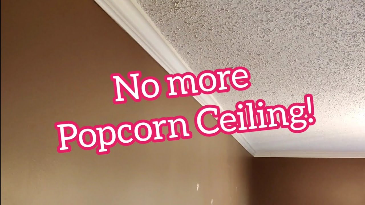 Cover up popcorn ceilings with Shiplap! - YouTube