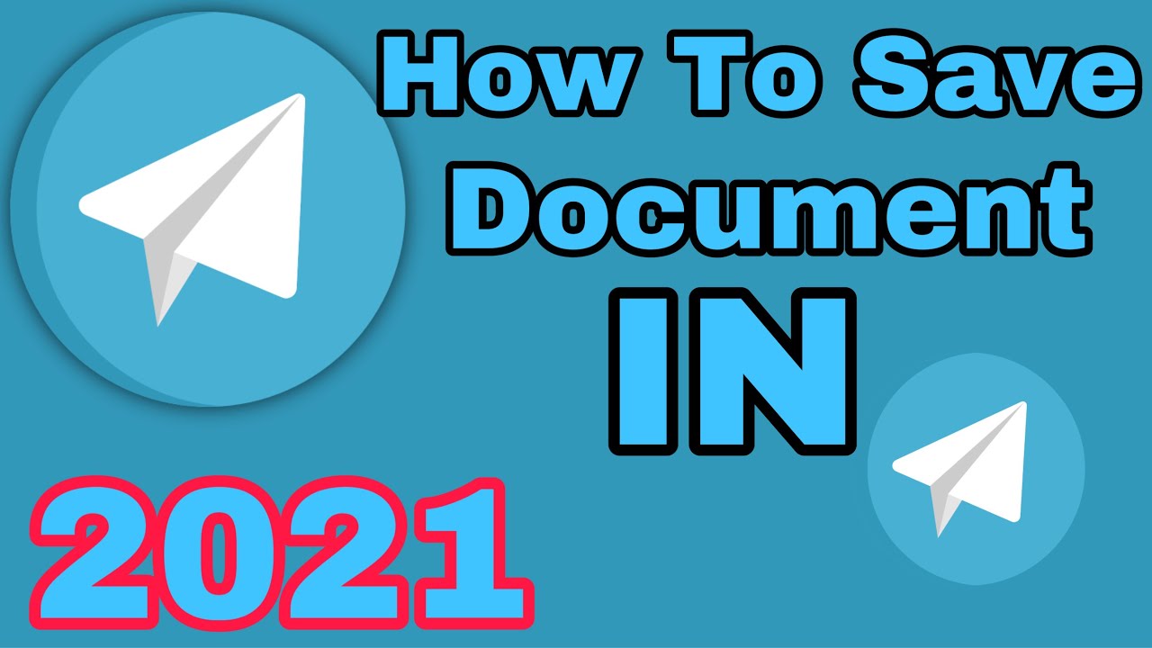 How To Save File Document In Telegram 2021 | Kim Seng Official - YouTube