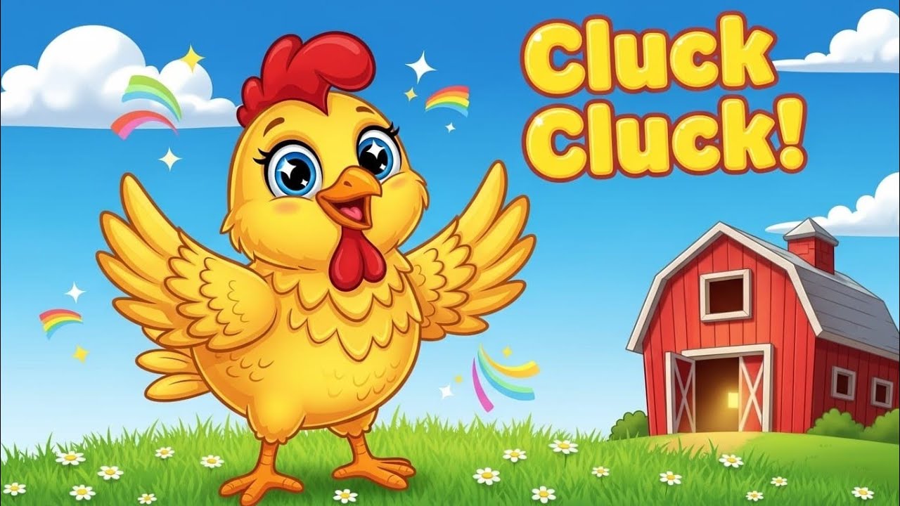 Cluck Cluck! 🐣🐔 Hen Song for Kids | Dancing Farm Animals Song - YouTube