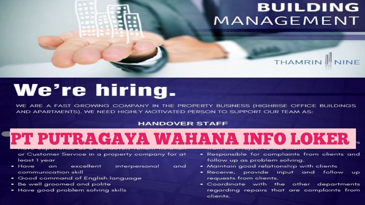 PT PUTRAGAYA WAHANA INFO LOKER TERBARU - YouTube