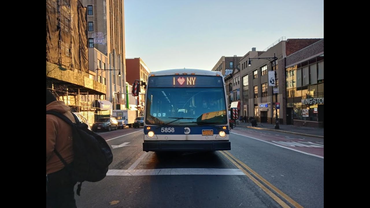 Riding Bx41 Bus 5858 with a codebreak - YouTube