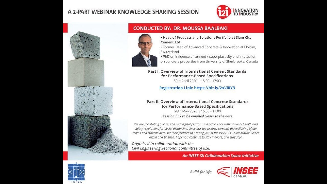 Part 1: Overview of International Cement Standards for Performance ...