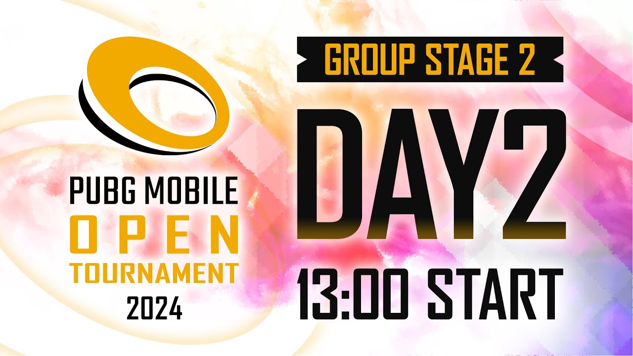 【DAY2】PUBG MOBILE OPEN TOURNAMENT 2024 Phase2 GROUP STAGE2 - YouTube