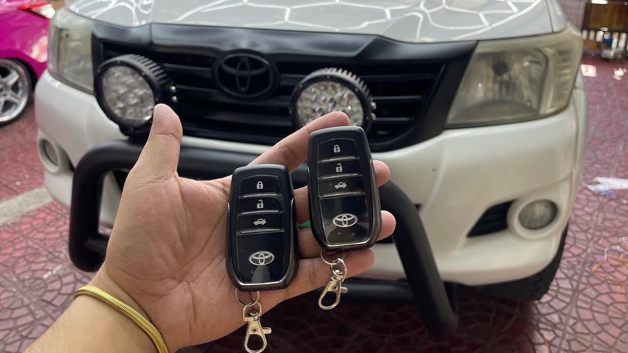 Remote start your Toyota hilux! - YouTube